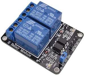 Módulo Relé/Relay 5v de 2 Canais para arduino, esp, raspberry ...