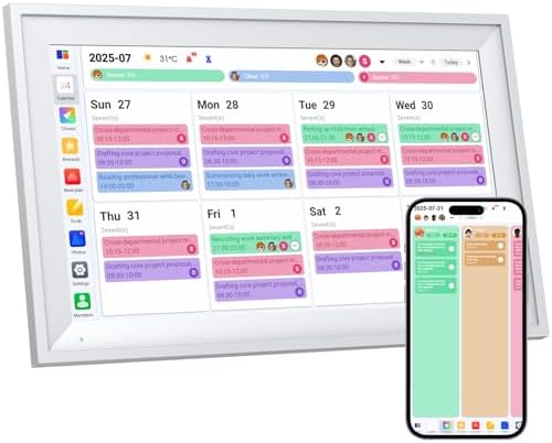 Amazon.com: 15.6 Inch Digital Calendar Wall Touch Screen – Reliable ...