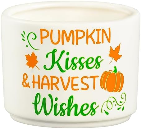 Amazon.com | WATINC Fall Autumn Candy Dish Mini Ceramic Candy Bowl ...
