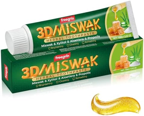 Amazon.com: Organic Miswak Herbal Whitening Toothpaste | Gums ...