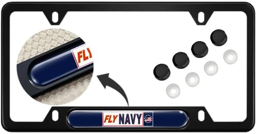 Amazon.com: Fly Navy Naval Aviation License Plate Frame : Automotive