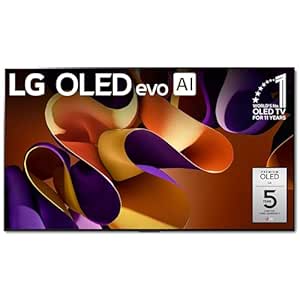 LG 77-Inch Class OLED evo G4 Series Smart TV 4K Processor Flat Screen with Magic Remote AI ...