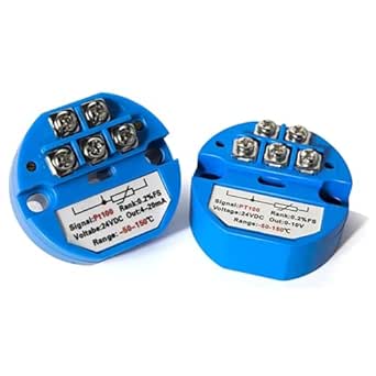 50~150'C PT100 Temperature Transmitter Thermistor Thermal Resistance ...