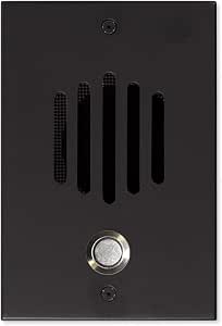 Amazon.com: Channel Vision DP Intercom Door Speaker with Camera, Black ...