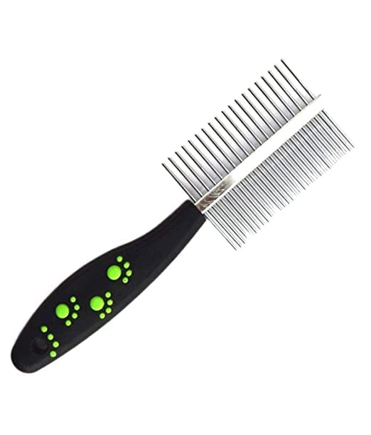 Dog Trust Double Sided Dog Grooming Comb for Removing Tangles & Knots ...