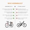 HORNBACK X1 Full-Size Foldable Electric Bike – 250W BLDC Motor, 7-Speed ...