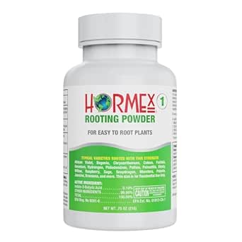 Hormex Rooting Hormone Powder #1 | for Easy to Root Plants | IBA ...