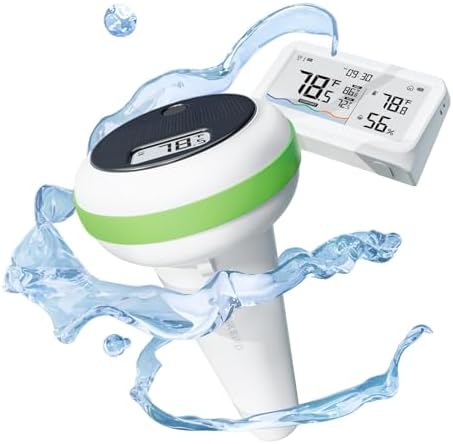 Amazon.com: Ambient Weather WS-14 Wireless 8-Channel Floating Pool and ...