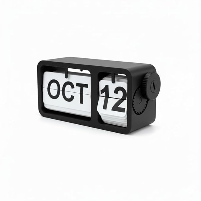 PICO Modern Flip Calendar, Stylish Retro Desktop Decor, Manual Flip ...
