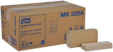 Universal MK520A Multifold Paper Hand Towel, 1-Ply, 9.125" Width x 9.5 ...