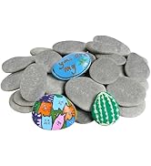 Amazon.com: Simetufy River Rocks for Painting 20 PCS Large 3.3-4.5 Inch ...
