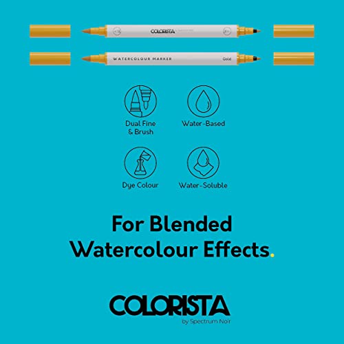 Spectrum Noir Colorista Watercolour Markers Collection – Includes 2 ...