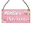 Personalised "Playhouse" Plaque – Customisable Children's Playhouse ...
