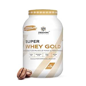 Zedon Nutrition Super Whey Gold, 100% Isolate Whey Protein Powder for ...