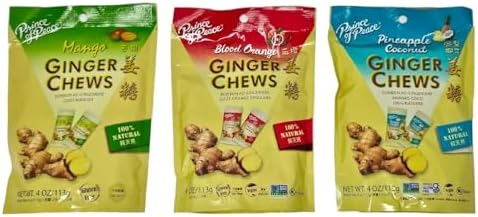 Amazon.com : Prince of Peace Ginger Chews Assorted Flavors (Mango ...