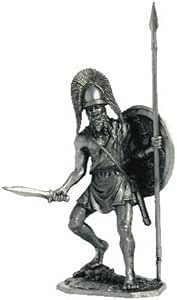 Amazon.com: Lacedaemon Commander (Greece) Tin Soldiers Metal Sculpture ...