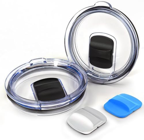 Amazon.com | 2 Pack Tumbler Lids for YETI, Replacement Lids Compatible ...