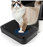 Amazon.com: Bartuke Litter Box Step, Cat Step/Ramp/Catcher with Wooden ...