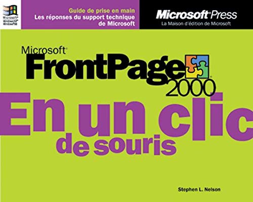 Buy Microsoft frontpage 2000 en un clic de souris Book Online at Low ...