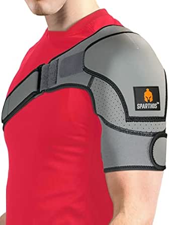 Amazon.com: Sparthos Shoulder Brace - Adjustable Support Sleeve for ...