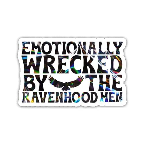 Amazon.com: Generic Emotionally Wrecked By The Ravenhood Men Sticker ...