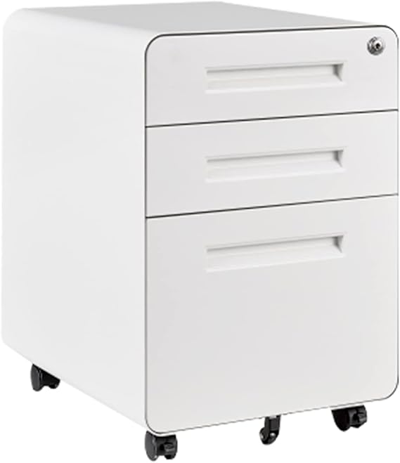Amazon.com: FLEXISPOT Metal File Cabinet for Under Desk Storage Mobile ...