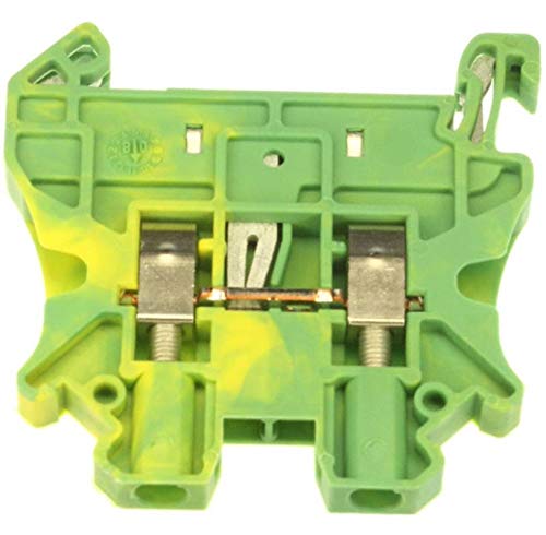 Phoenix Contact, 3044092, UT 2,5-PE Feed Through Ground Terminal Block (Green/Yellow) (20 Pieces ...