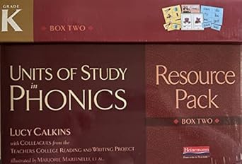 Units of study in Phonics Lucy Calkins: 9780325105772: Amazon.com: Books