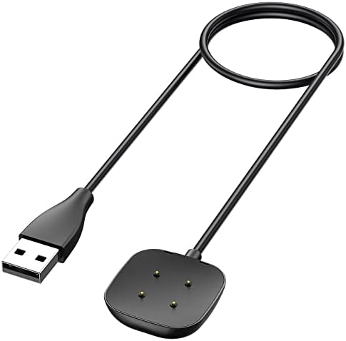 Charger Cable for Fitbit Sense/Sense 2/Versa 3/Versa 4, Replacement USB ...