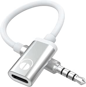 3.5mm Male to Type C Female Audio Cable Cord, Analog Audio Jack ...