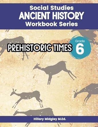 Amazon.com: Prehistoric Times Ancient History Workbook Series Social ...