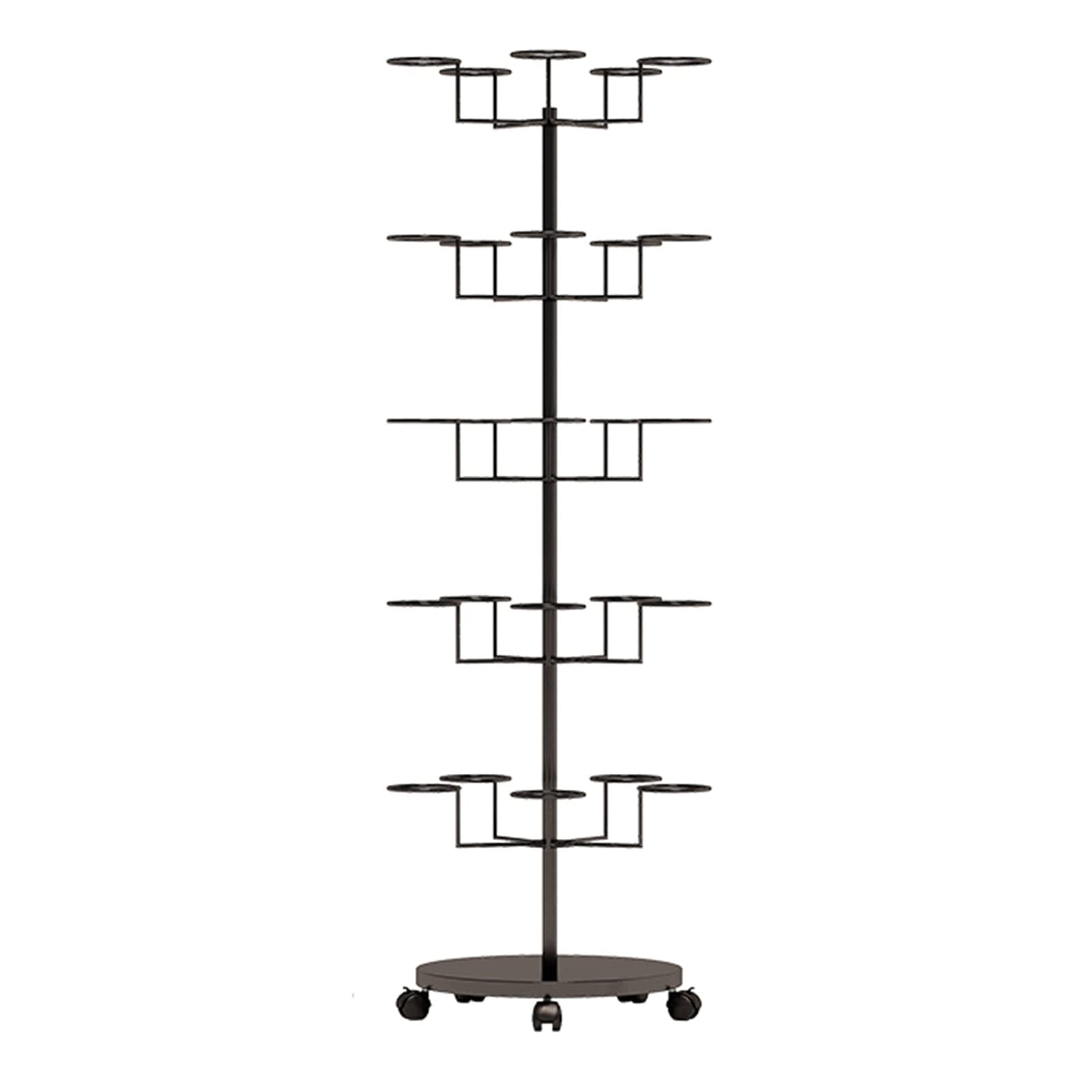 Amazon.com: Rolling Huge Capacity Hat Display Stand Rack for Hat ...
