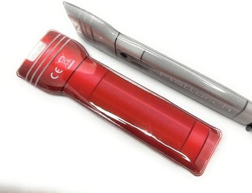 Magnetic LED Torch Flat Slimline Torch Red/Grey Mag Lite Pocket ...