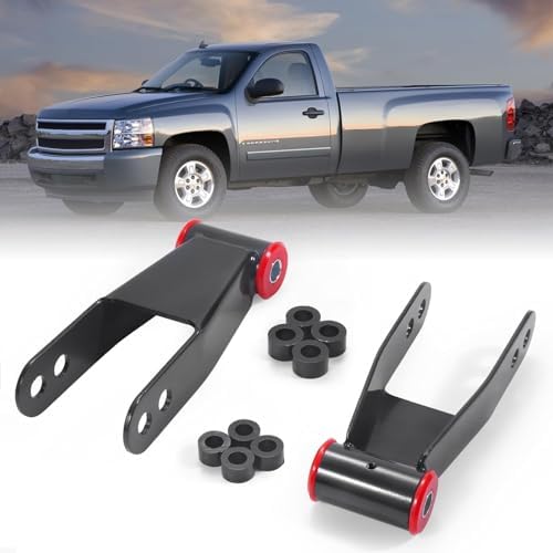 Amazon.com: HRepair 2-3" Suspension Rear Drop Lowering Shackles丨Leaf ...