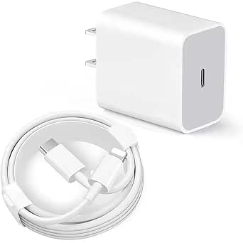 Amazon.com: SHAHNARO 1 Adaptor Charger and 3 feet Charging Cable, USB-C ...