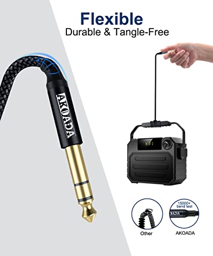Snapklik.com : AkoaDa 1/4 Inch TRS Instrument Cable