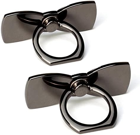 Amazon.com: pzoz Metal Cell Phone Finger Ring Stability Holder Back ...