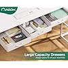 Amazon.com: AODK 53 Inch L Shaped Computer Desk with Drawers, Corner ...