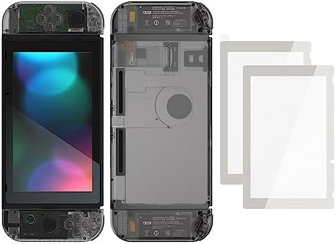 Amazon.com: eXtremeRate Colorful Border Screen Protector + Clear Black ...