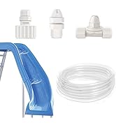 Amazon.com: Pool Slide Water Tubing Kit, Inground Pool Slide Hose Kit ...
