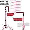 Amazon.com : poipoilu Height Adjustable Braiding Hair Rack 168 pegs ...
