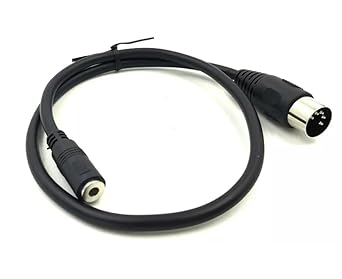Amazon.com: innov8 5-Pin DIN Male to 3.5mm Female Stereo Jack Input ...
