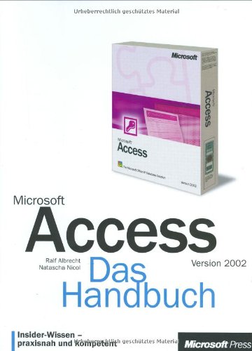 Microsoft Access Version 2002 - Das Handbuch : Amazon.de: Bücher