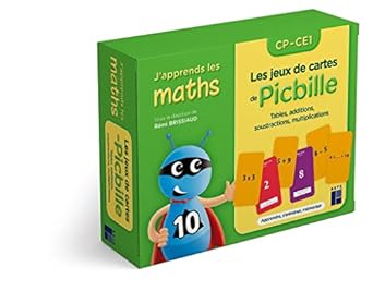 Les jeux de cartes de Picbille CP-CE1: Tables, additions, soustractions ...