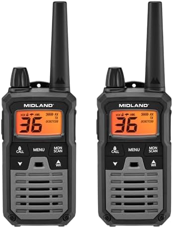 Amazon.com: Midland GXT3000 GMRS Two-Way Radio (50-Channel, Repeater ...