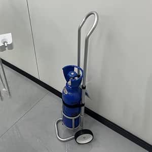 Amazon.com: Heavy Duty Aluminium Medical Oxygen Cylinder Cart - Rolling ...