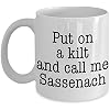 Amazon.com: Call Me Sassenach Mug, Outlander Merchandise for Women Put ...