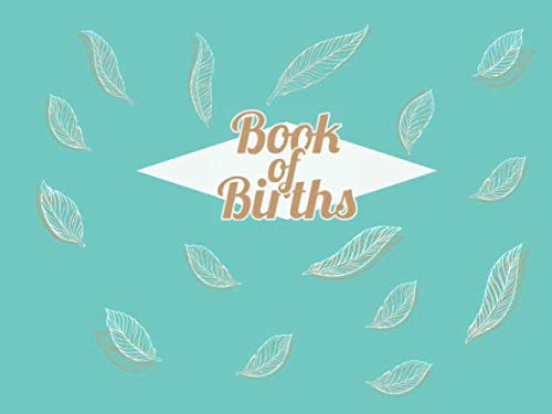 Book of Births: Documentation book with 120 pages of recording ...