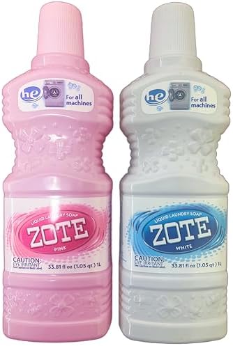 Amazon.com: Liquid Laundry Detergent ZOTE - Pink & White, 33.8 oz Each ...