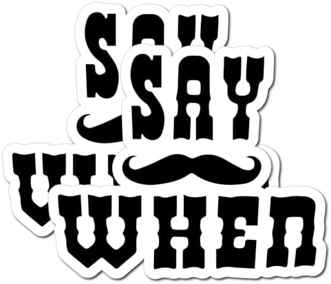 Amazon.com - AUTHNTESTORE Vinyl Decal Sticker, Say When Doc Holiday ...
